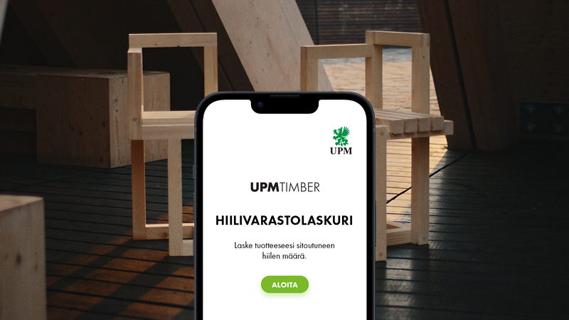UPM Timber launches carbon storage calculator | UPM Pulp